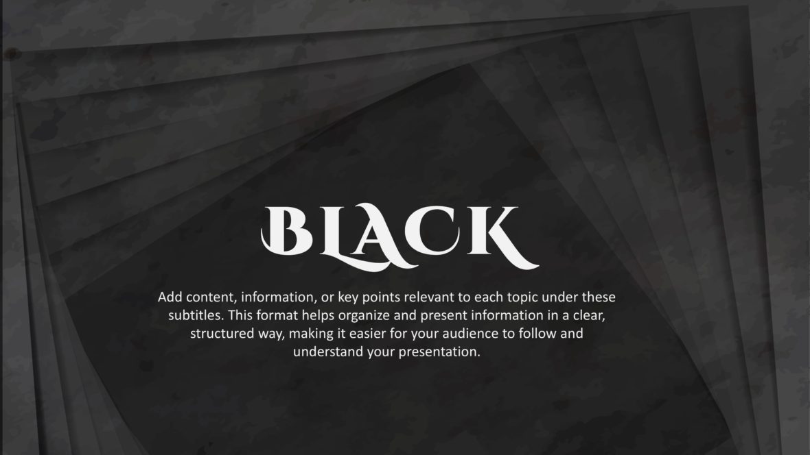 Download Black PowerPoint Templates & Google Slides Themes | SlideUpLift