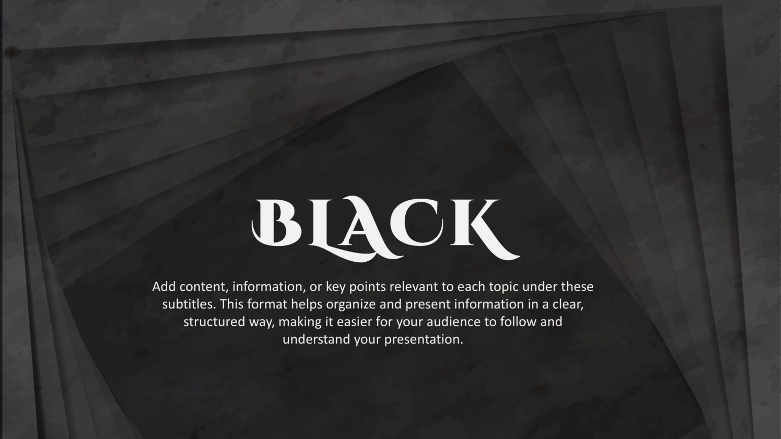 Download Black PowerPoint Templates & Google Slides Themes | SlideUpLift