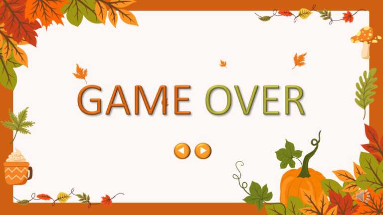 Thanksgiving Family Feud PowerPoint Template