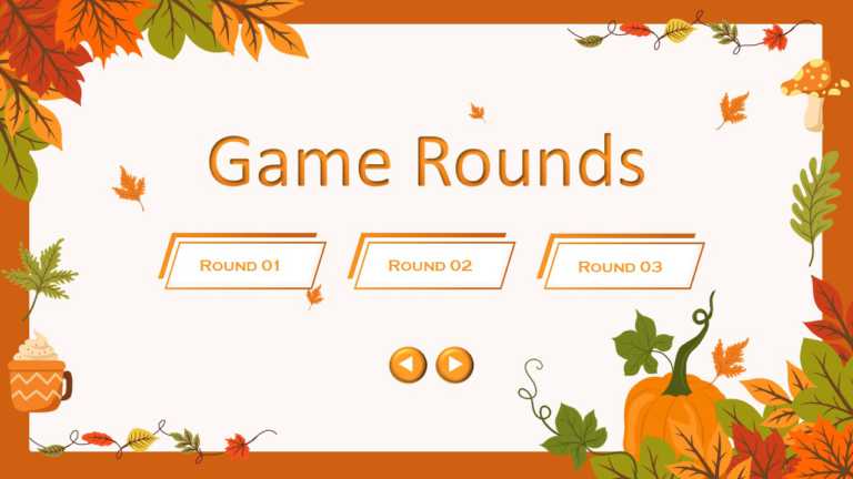 Thanksgiving Family Feud PowerPoint Template